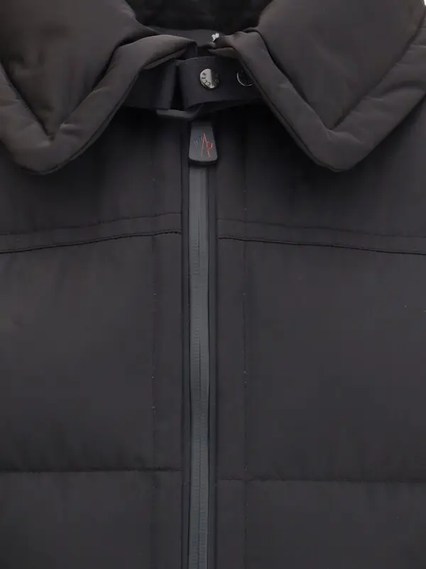 Moncler Hallaine Zip-up Gilet - Black