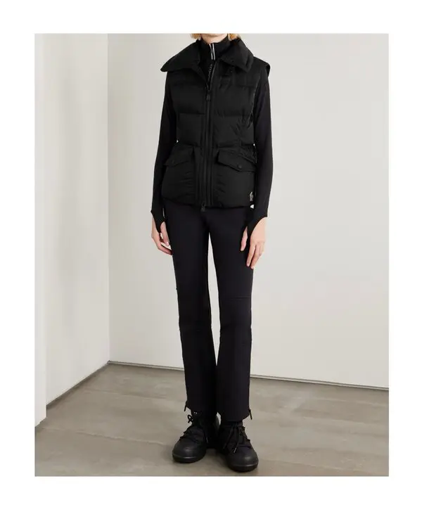 Moncler Hallaine Zip-up Gilet - Black