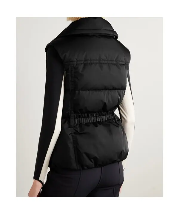 Moncler Hallaine Zip-up Gilet - Black
