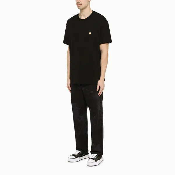 Carhartt Work In Progress Logo Detail T-shirt - Black