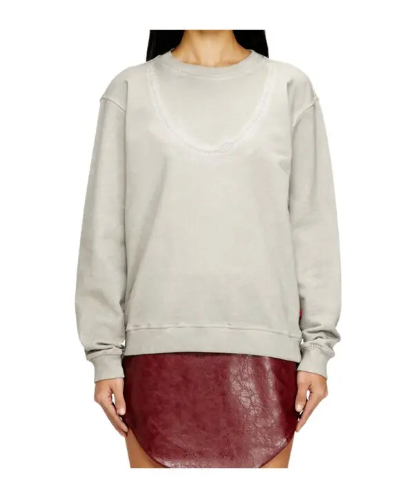 DIESEL® F-normy Sweatshirt - Light Gray