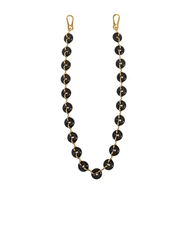 Loewe Acetate Donut Chain Strap - Black Gold