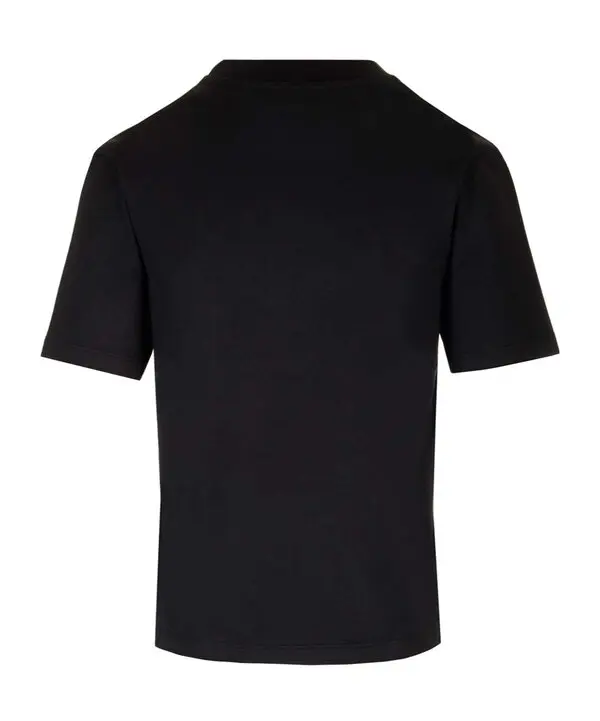 Palm Angels Pa Monogram Embroidered Crewneck T-shirt - Black