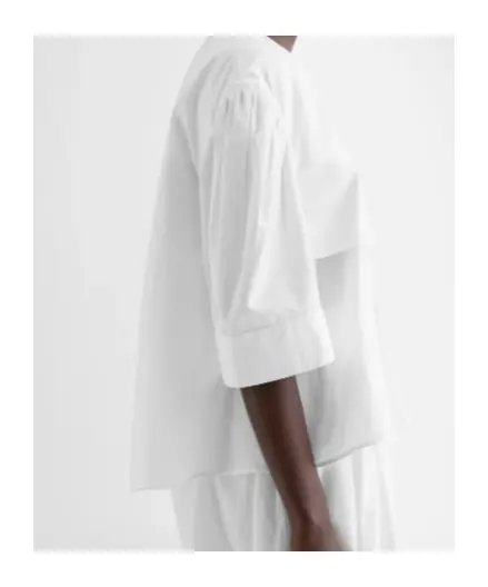 JIL SANDER Cotton Poplin Shirt - White
