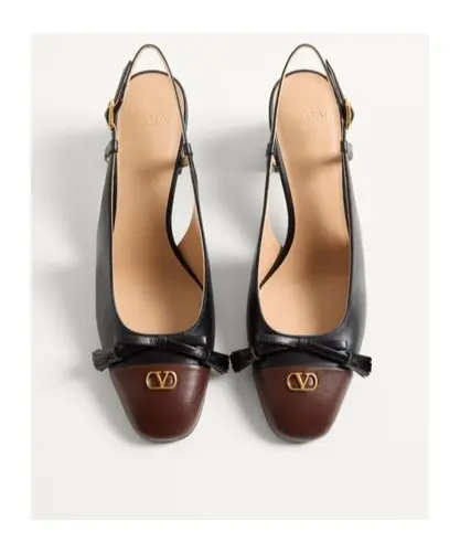 Valentino Garavani Slingback Pumps With Bow Detailing