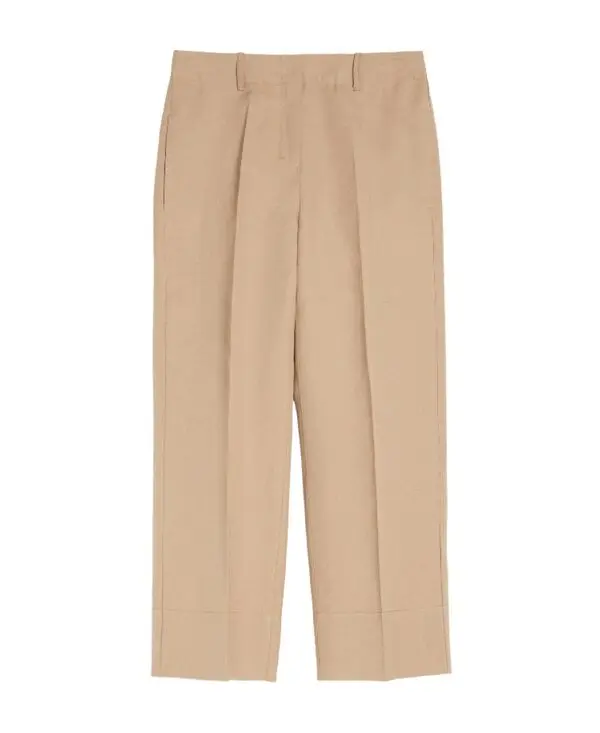 Max Mara Logo Casual Pants - Nude