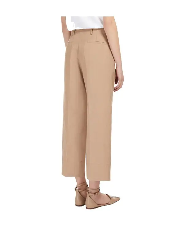 Max Mara Logo Casual Pants - Nude