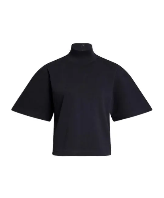 Alaïa Ribbed High Neck T-shirt