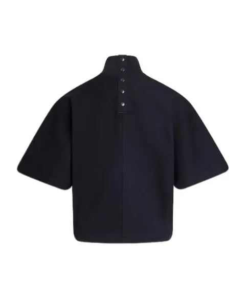 Alaïa Ribbed High Neck T-shirt
