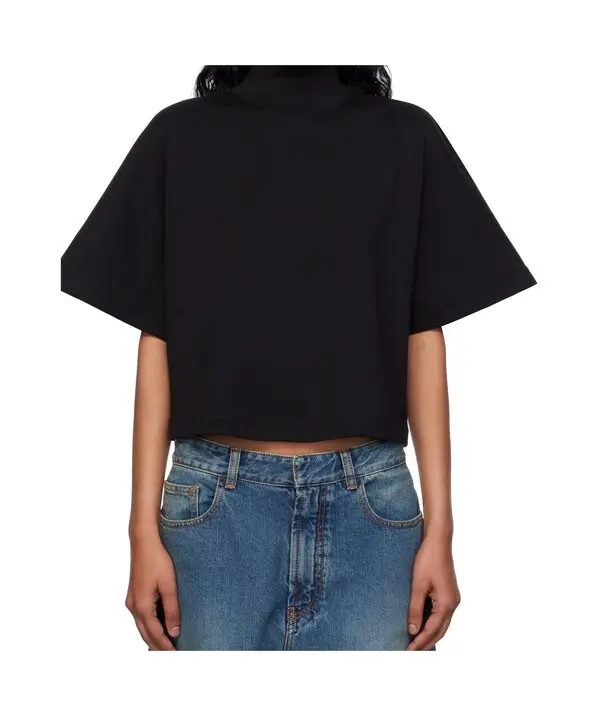 Alaïa Ribbed High Neck T-shirt