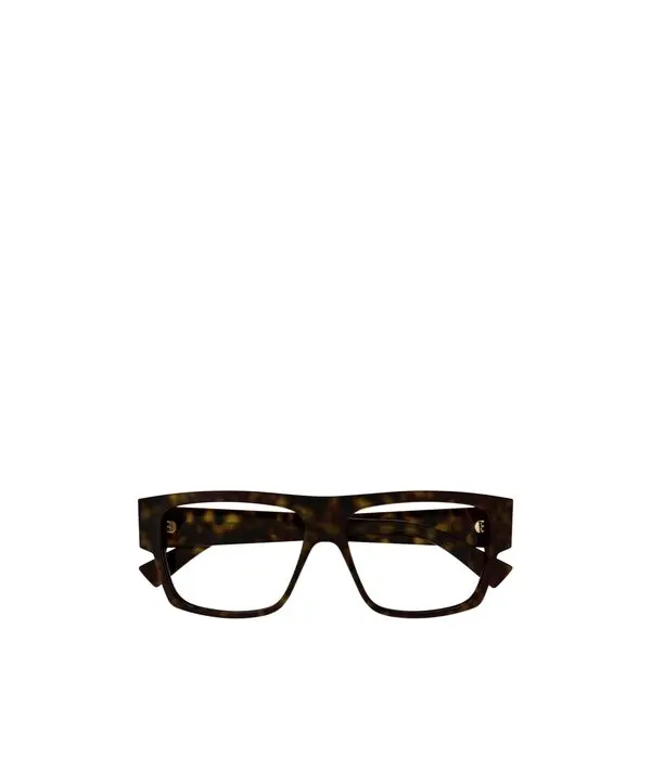 Bottega Veneta Rectangular Eyeglasses - Black