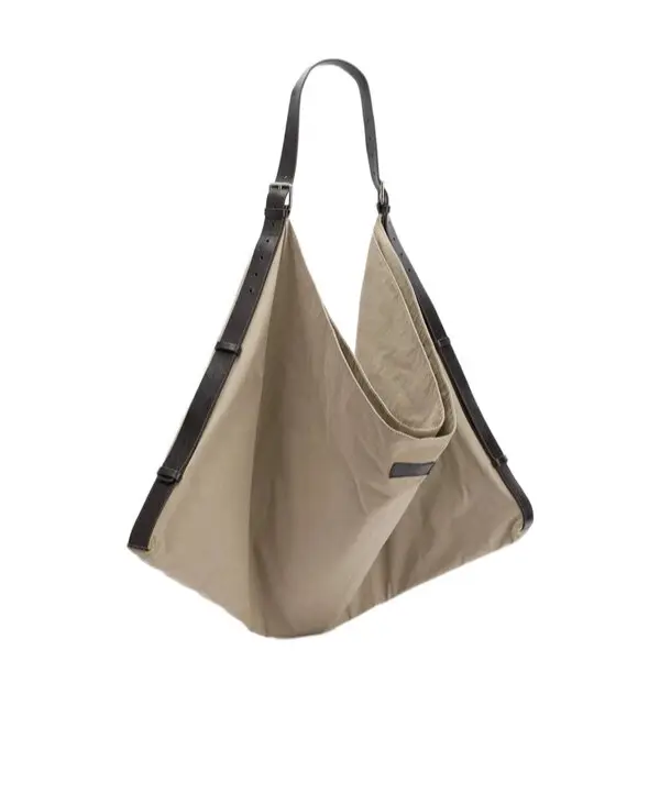 LEMAIRE Flag Shoulder Bag - Flaxen