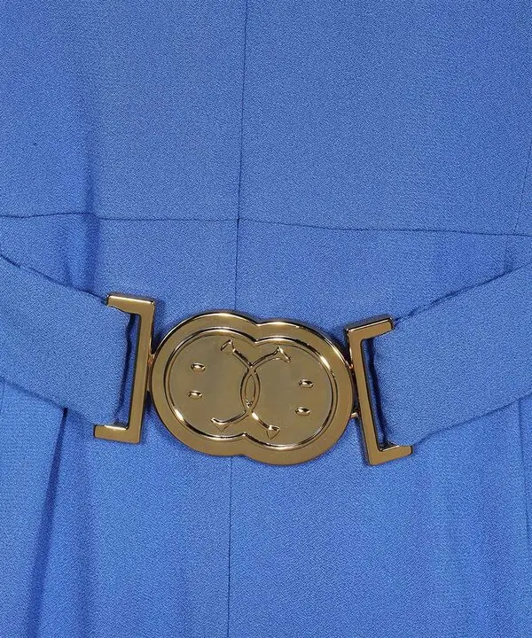 Moschino V-neck Jumpsuit With Belt