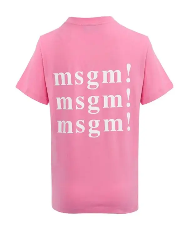 MSGM Logo T-shirt - Pink