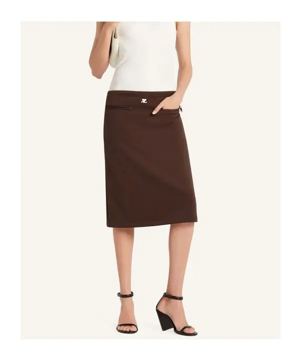 COURREGES Interlock Tracksuit Skirt