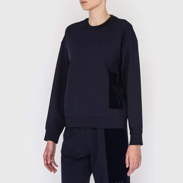 Emporio Armani Round Neck Long Sleeve Sweater