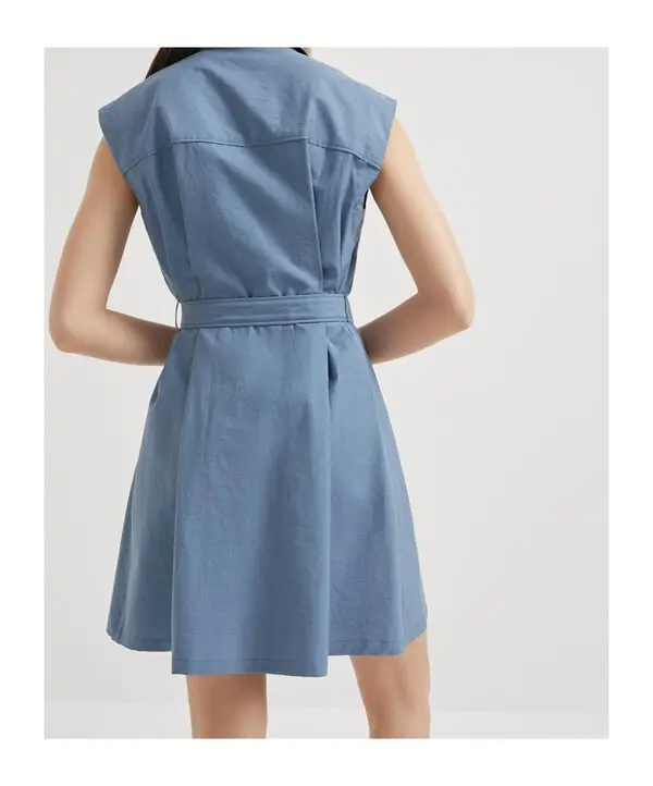 Brunello Cucinelli Belted Shirt Dress