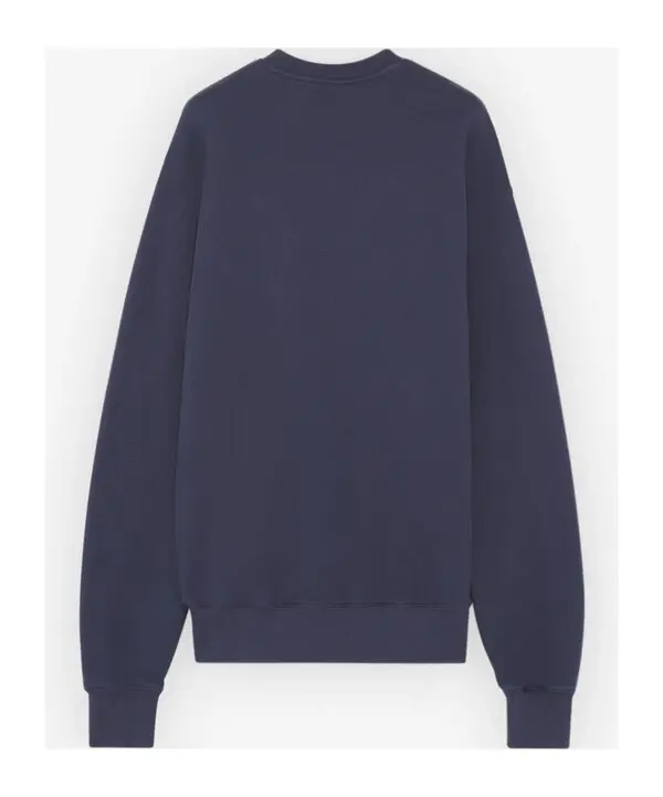Maison Kitsuné Speedy Fox Patch Crewneck Sweatshirt - Black