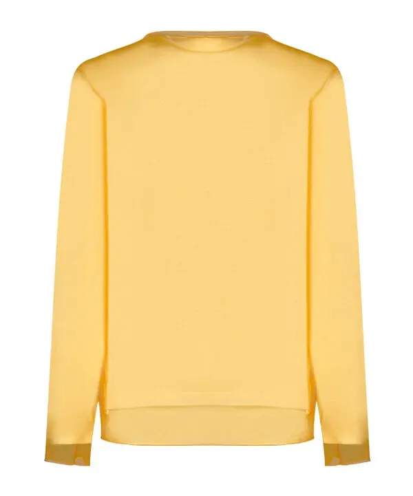 JIL SANDER Logo Printed Long-sleeved T-shirt
