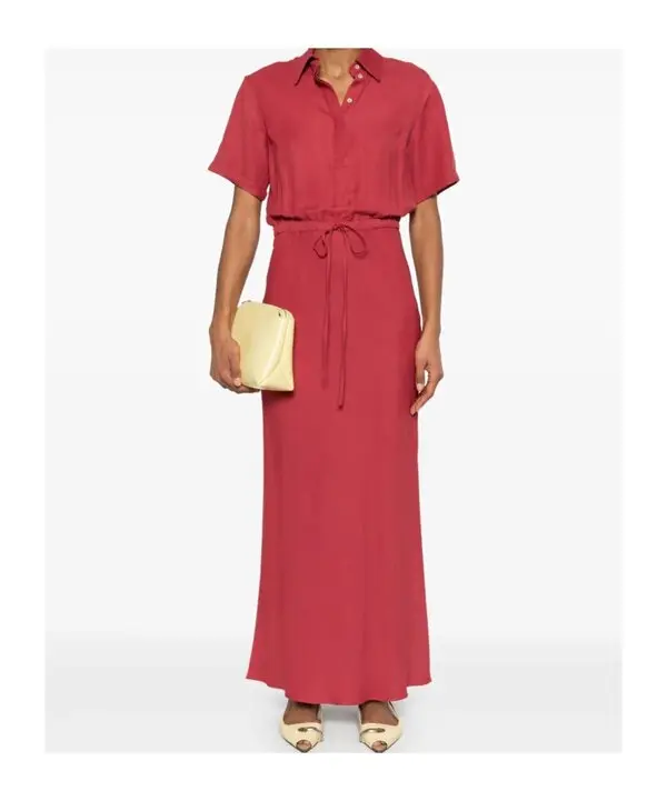 Brunello Cucinelli Drawstring Waist Maxi Dress