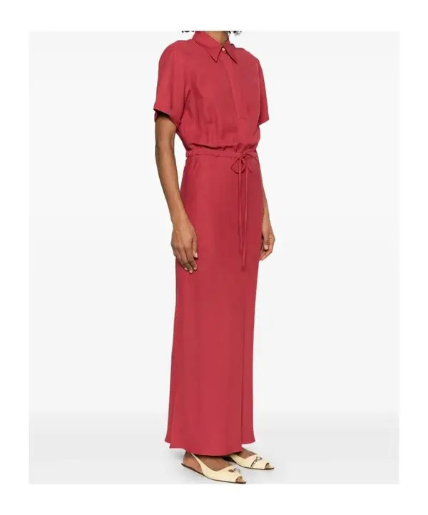 Brunello Cucinelli Drawstring Waist Maxi Dress