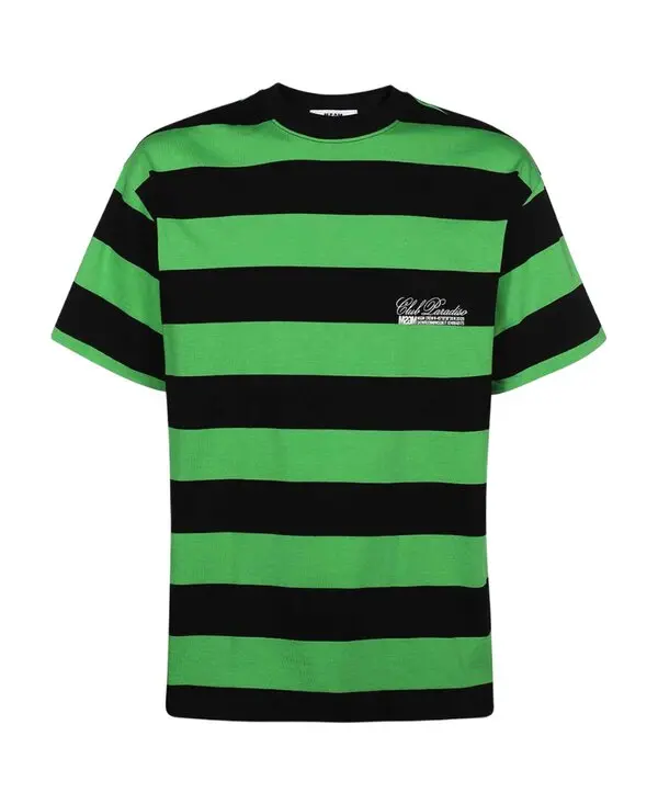 MSGM Club Paradiso Stripe T-shirt