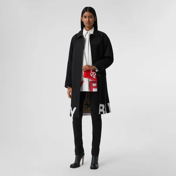 Burberry Mini Lola Love-motif Towelling Bag