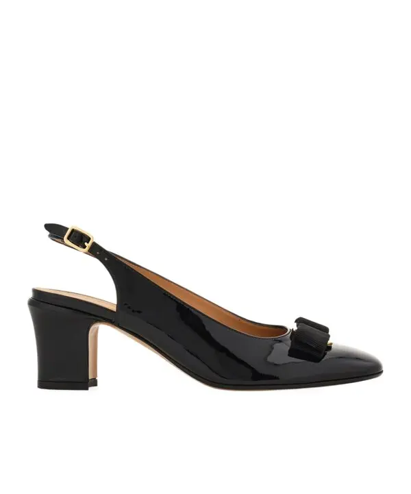 FERRAGAMO Vara Bow Slingback Heeled Pumps