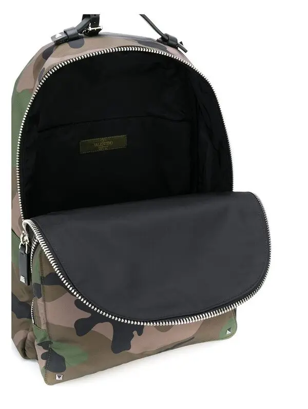 Valentino Garavani Camouflage Pattern Backpack