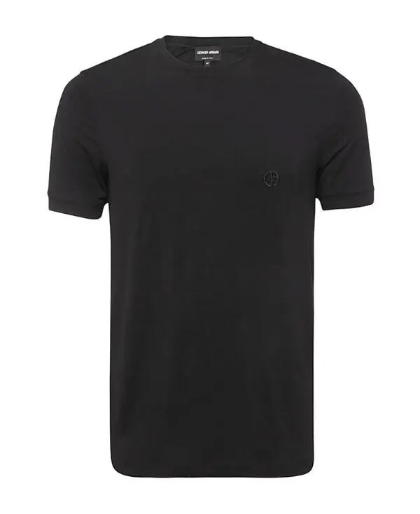Giorgio Armani Stretch Logo T-shirt - Black