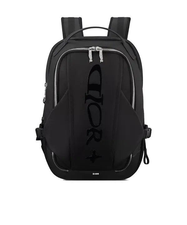 Dior And Lewis Hamilton Zipped Backpack - Black