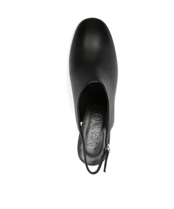 AeydĒ Buckle-fastened Slingback Pumps - Black