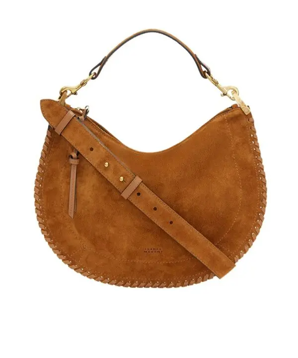 Isabel Marant Étoile Oskan Zipped Crossbody Bag - Cognac