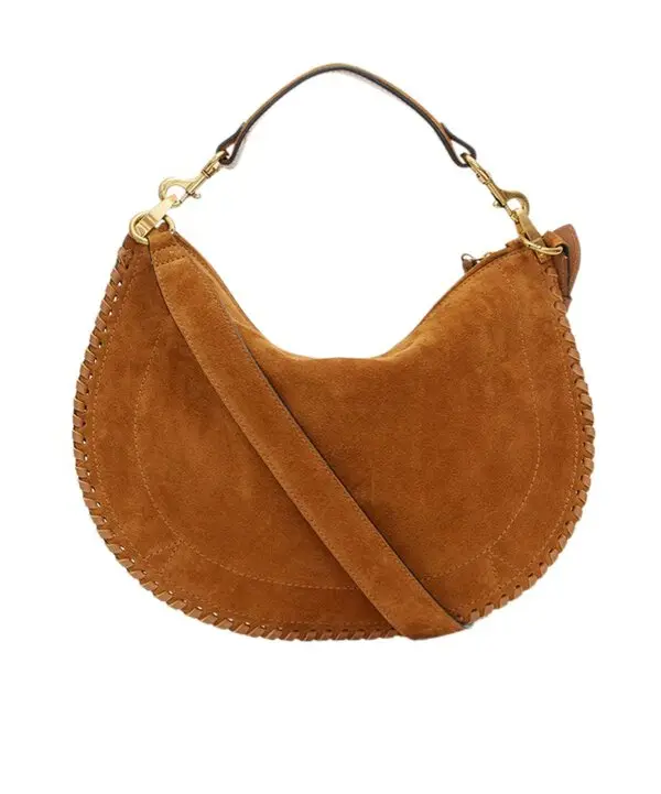 Isabel Marant Étoile Oskan Zipped Crossbody Bag - Cognac