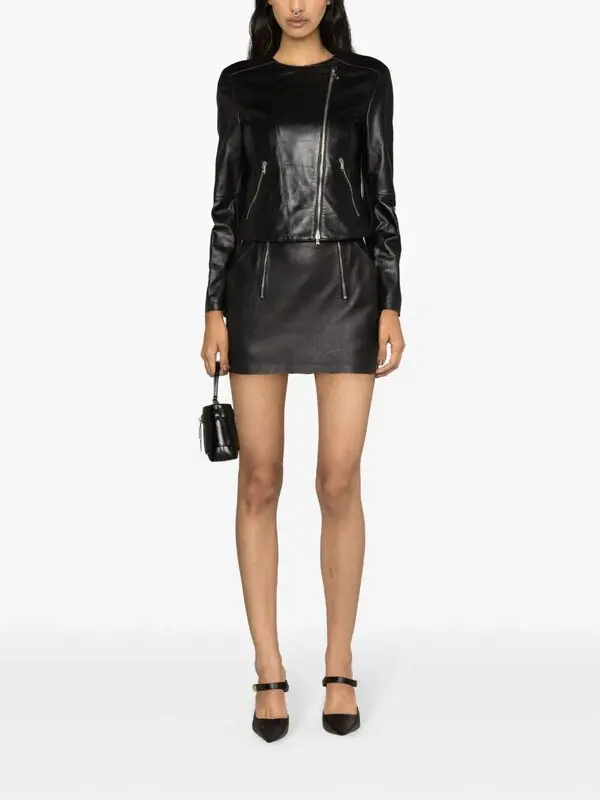 Patrizia Pepe Asymmetrical Zip Jacket
