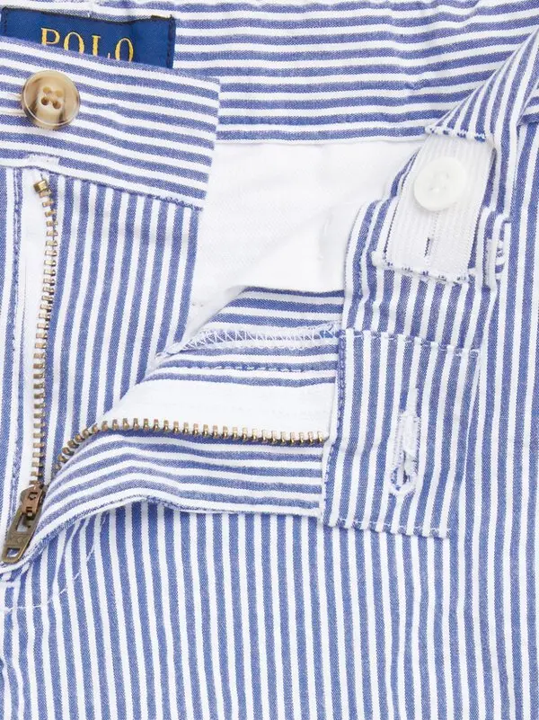 Polo Ralph Lauren Striped Stretch-cotton Shorts