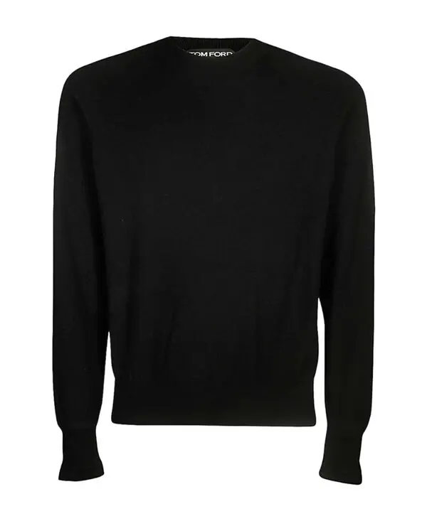 TOM FORD Round-neck Knitted Pullover - Black
