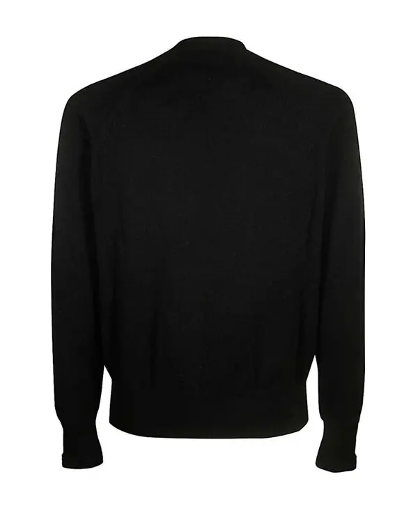 TOM FORD Round-neck Knitted Pullover - Black