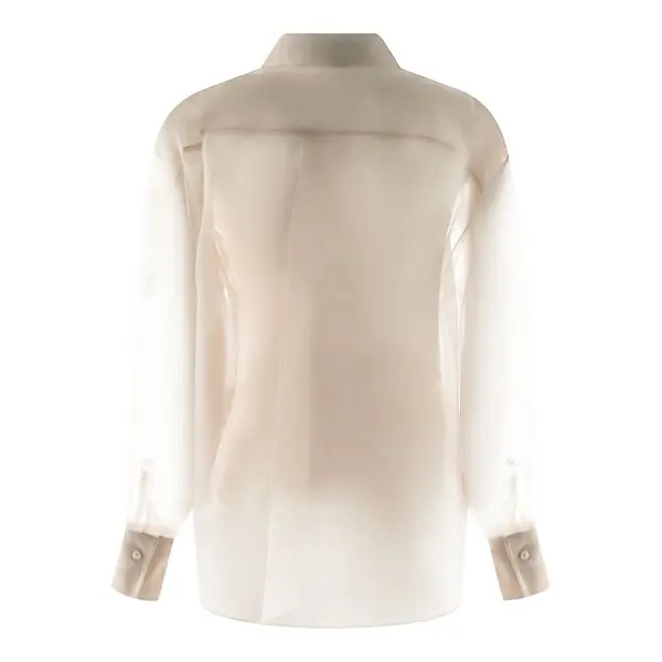 Brunello Cucinelli Floral Embellished Long-sleeve Shirt