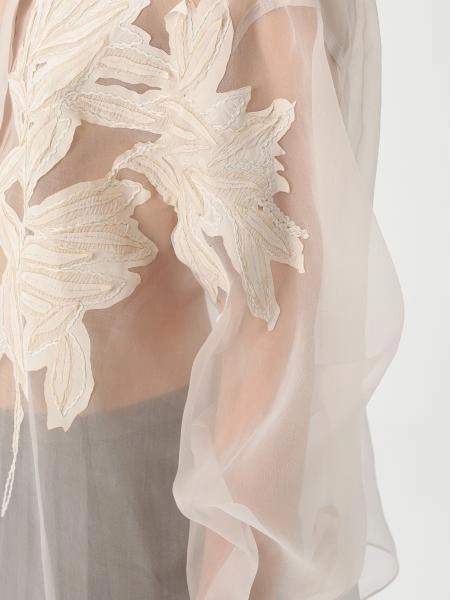Brunello Cucinelli Floral Embellished Long-sleeve Shirt