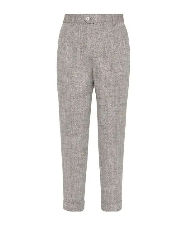 Brunello Cucinelli Tailored Straight-leg Trousers