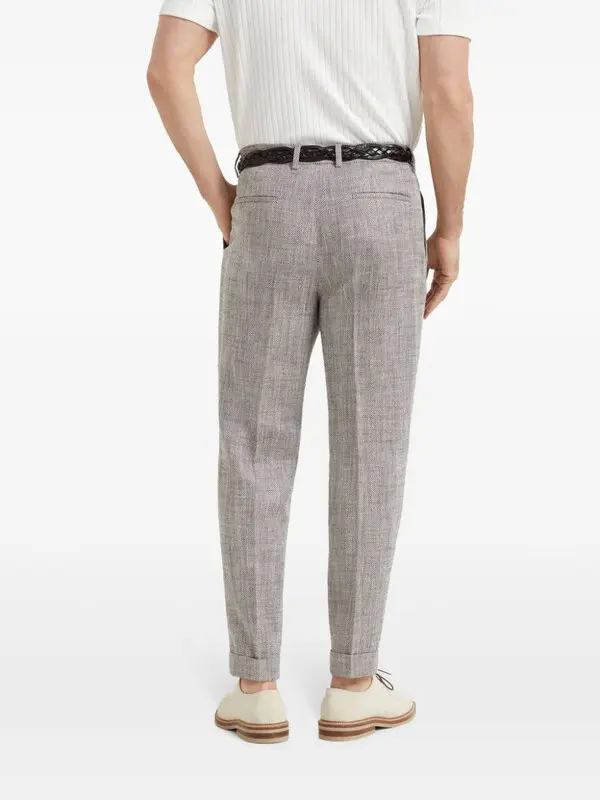 Brunello Cucinelli Tailored Straight-leg Trousers