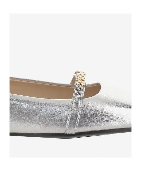 Pinko Embellished Ballet Flats - Grey
