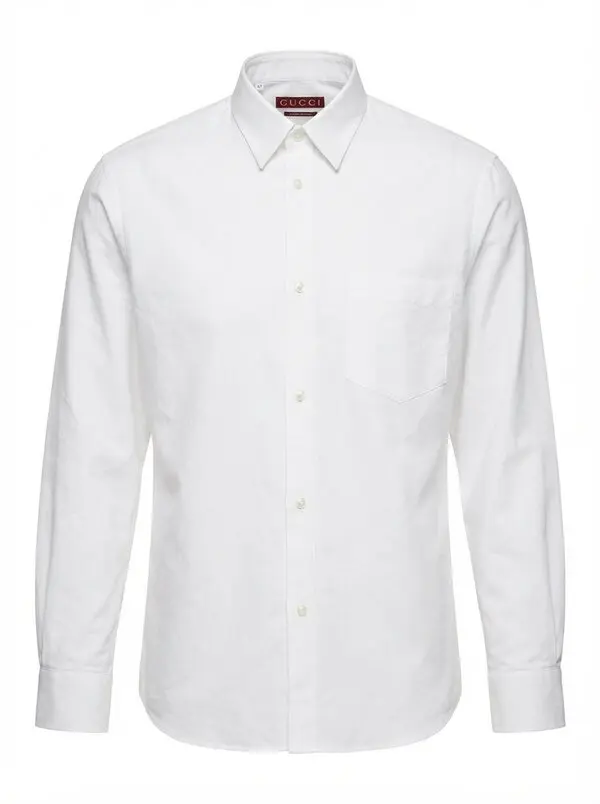 Gucci Gg Oxford Cotton Shirt