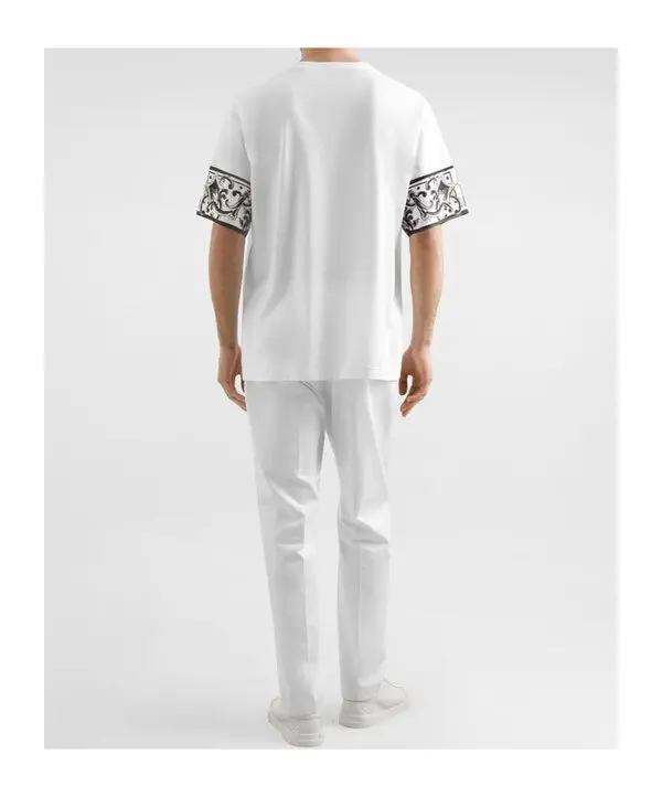 Dolce & Gabbana Dolce Gabbana Majolica Printed Short-sleeved T-shirt
