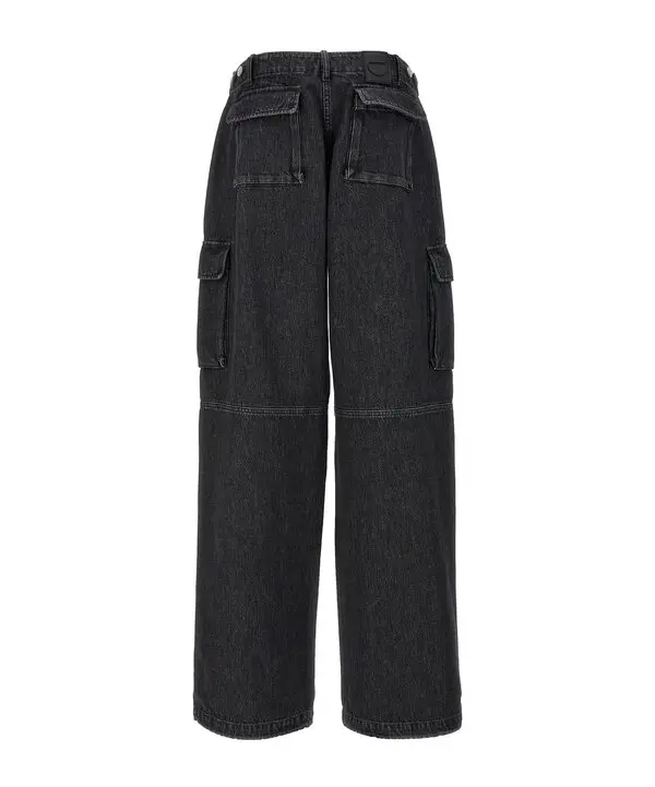 Coperni Denim Wide Leg Cargo Work Pants