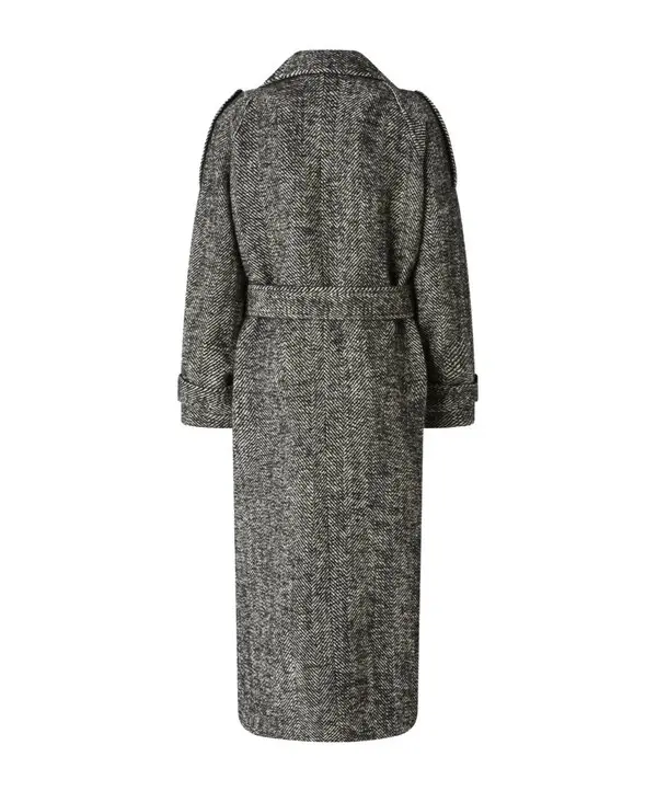 Pinko Double-breasted Belted Coat