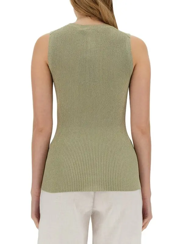 Fabiana Filippi Crewneck Ribbed Tank Top
