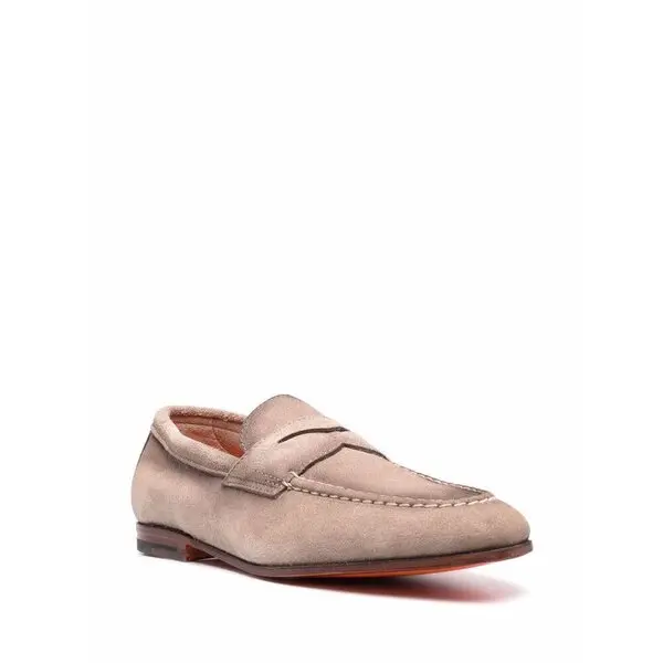 Santoni Slip-on Loafers - Brown