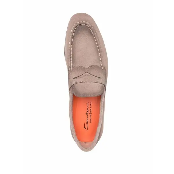 Santoni Slip-on Loafers - Brown